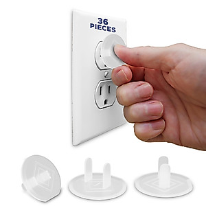 Mommys Helper - Outlet Plugs, (108 Count) (3 Packs Of 36 Count)
