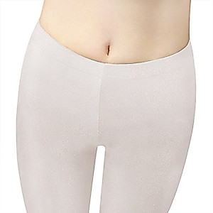 Women's Soft Leggings Golf Sun Protection Pants Leggings Compression Stockings White