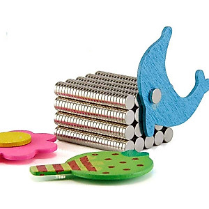 100 Pieces 7x2mm Tiny Small Multi-use Refrigerator Magnets for Refrigerator Science Crafts Projects