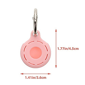 Hemobllo Lids 2PCS Anti- Scratch Cover Silicone Lint Shell Compatible for AirTag Covers