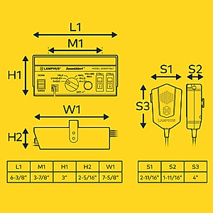 SoundAlert 100W Emergency Police Siren Amplifier [2 x 20A Switch Control] [Hands-Free Air Horn] [PTT Mic] [Radio Rebroadcast] Warning PA System for Emergency Vehicles Trucks Cars Warning Lights