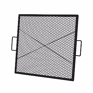 onlyfire X-Marks Square Fire Pit Cooking Grate, 30-Inch