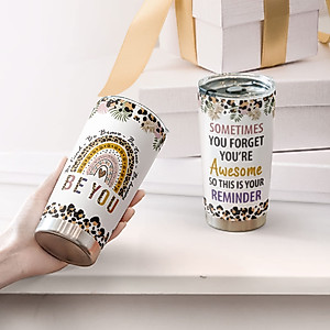 Macorner Christmas Gifts for Women - Birthday Thank you Gifts For Mom, Best Friends, Women, Her, Wife - Gifts for Women - Inspirational Gift for Coworkers Motivational - Stainless Steel Tumbler 20oz