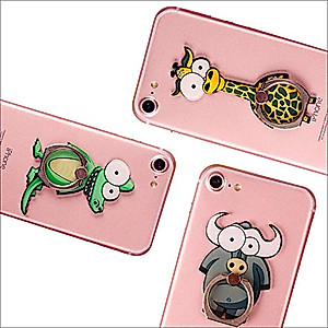 Cell Phone Finger Ring Holder Cute Animal Smartphone Stand 360 Swivel for iPhone, Ipad, Samsung HTC Nokia Smartphones Tablet,by UnderReef (Crocodile)