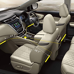 Nilight 48 LEDs DC 5V Multicolor Music Car Strip Light Under Dash Lighting Kit with Sound Active Function and Wireless Remote Control, 2 Years Warranty, 4PCS USB Interior Lights