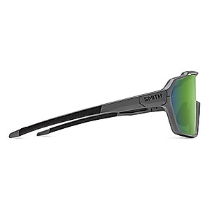 Smith Shift MAG Sunglasses,Matte Cement/Chromapop Green Mirror,One Size