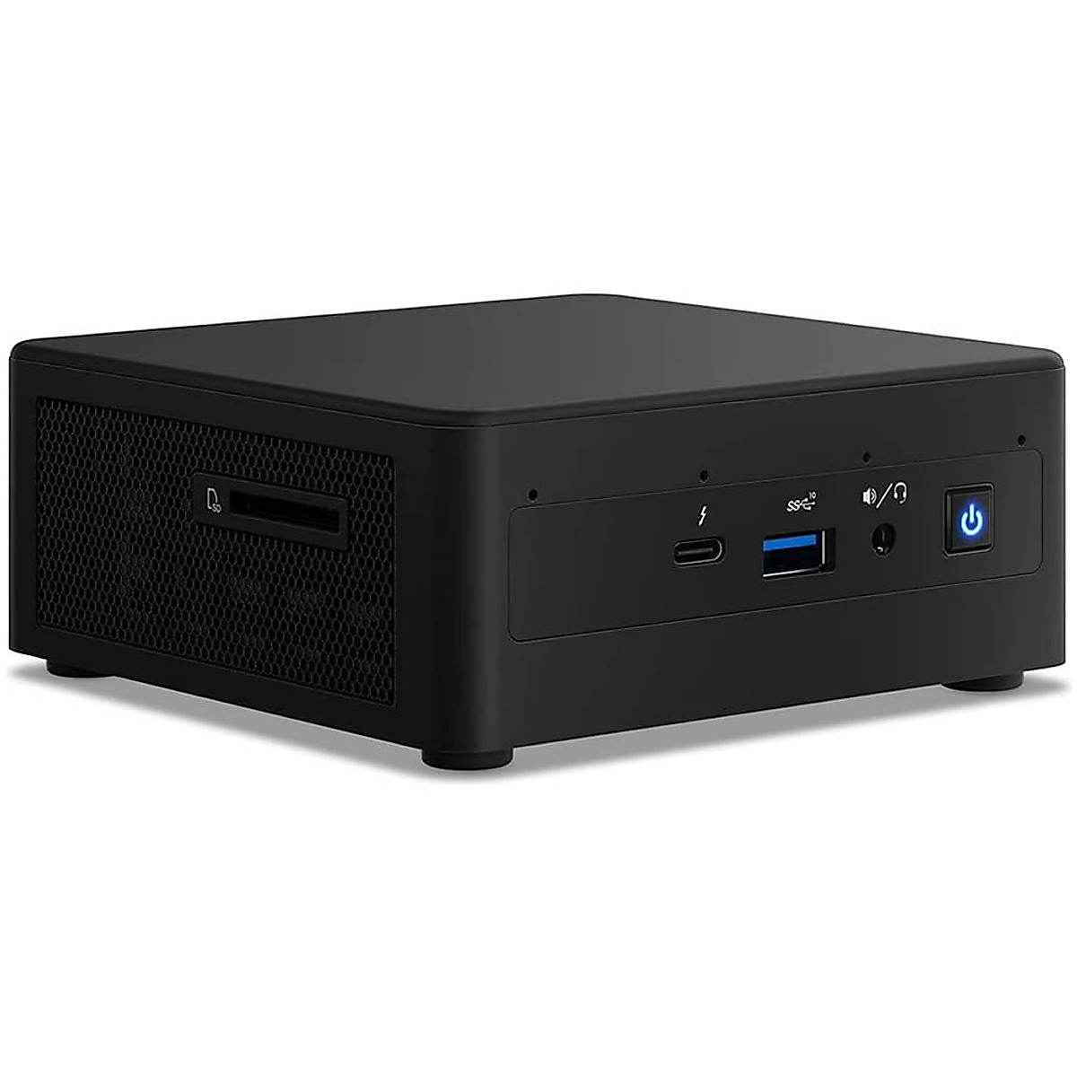Intel NUC BXNUC9i5QNX1 Home & Business Mini Desktop i5-9300H 4-Core 2.40GHz, 16GB RAM, 128GB PCIe SSD, UHD 630, WiFi 6, BT 5.2, HDMI, USB 3.1, SD Card, Win 10P w/Hub