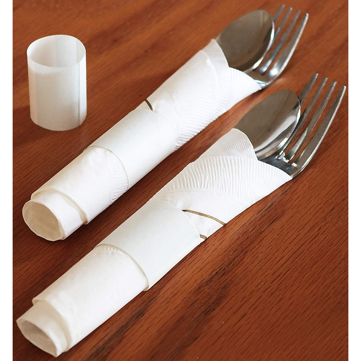 Paper Napkin Rings - Self-Adhering (500, White)