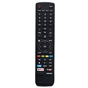 EN3139H EN3I39H Replaced Remote Control Compatible with Hisense TV 55H9DPLUS 65H9D 55H9D 65H9DPLUS 65H8050D 55H7D 55H8050D 50H7D 75H9DPLUS
