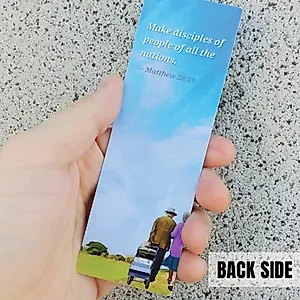 Vongsado -24pcs- Jehovah Witness Cart Plastic PP Bookmarks JW Gifts Idea Accessories of Bible Pioneer Ministry Supplies Notebook, JW Jehovah's Witnesses JW.org Convention Kids Women Men (B24)