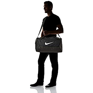 NIKE Brasilia Small Duffel - 9.0, Black/Black/White