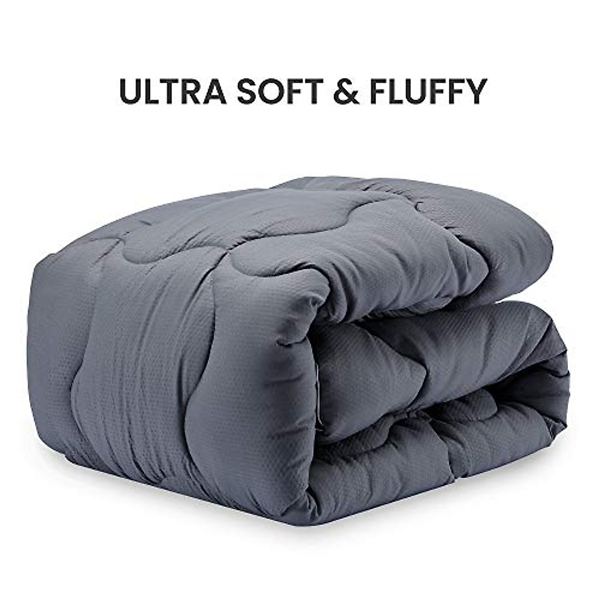 SLEEP ZONE Twin Mattress Topper Cooling Mattress Pad Cover Fluffy Down Alternative Bed Topper 8-21 Inch Deep Pocket, Twin