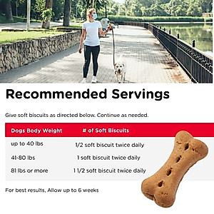 Nutri-Vet Hip & Joint Biscuits for Dogs - Tasty Dog Glucosamine Treat & Dog Joint Supplement - Large Sized Biscuit with 300mg Glucosamine - 6 lb