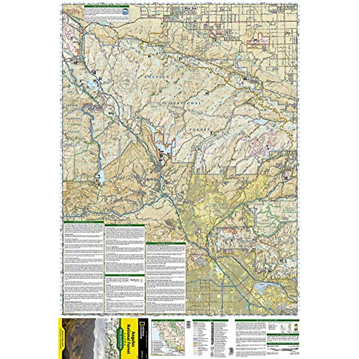 Angeles National Forest Map (National Geographic Trails Illustrated Map, 811)