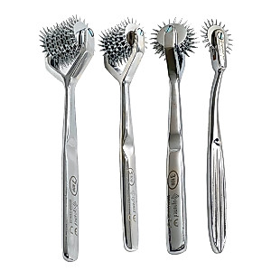 PREMIUM GERMAN SET OF 4 PCS DIAGNOSTIC NEUROLOGICAL WARTENBERG SENSORY PINWHEEL PIN WHEEL 1, 3, 5, 7 HEAD -A+ QUALITY