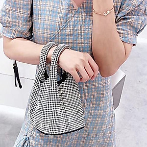 Denhuaki Handle Full Rhinestone Evening Clutch Bag for Women Shinny Bling crystal shoulder bag Purse Handbag Party Wedding Crossbody Bag