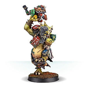 Games Workshop 99120999002" Blood Bowl Troll Figure, Black