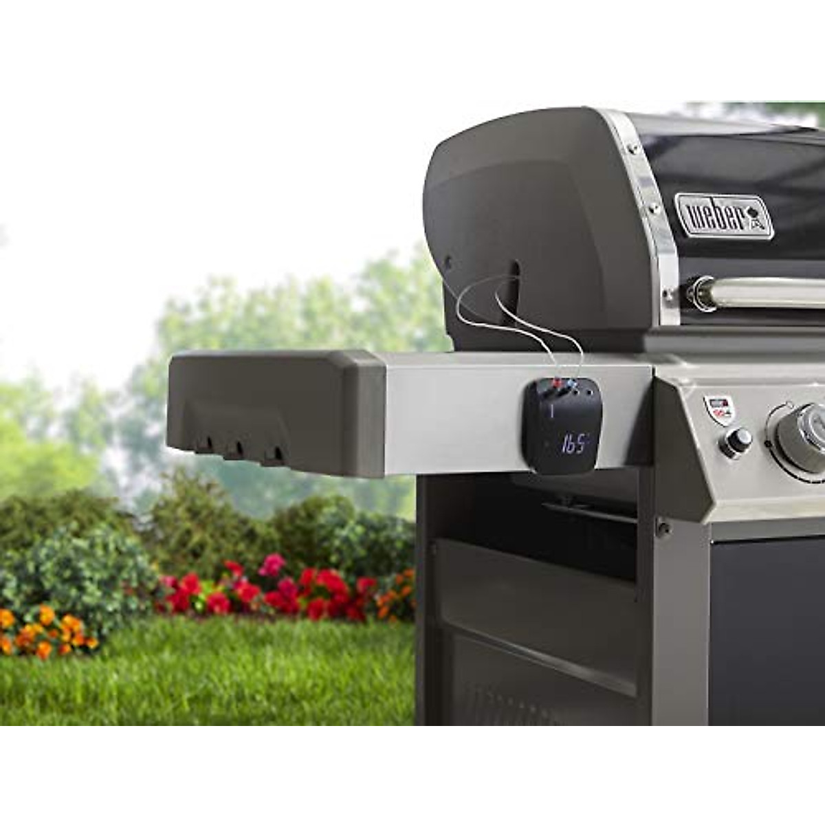 Weber Connect 6-Piece Thermometer Mounting Kit, Black