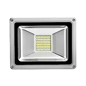 LED Flood Light,30W 3000lm 6000-6500K Cold White,IP65 Waterproof,Aluminium Strahler 110V Outdoor Super Bright Security Lights,Stadium Lights for Garden,Garage,Warehouse,Square (Cold White, 30W)