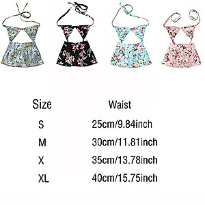 Big Dog Shirt Pullover Dog Bikini Swimsuit Pet Bikini Swimming Dress Puppy Bathing Suit Stylish Beach Swimsuit Pet Clothes for Medium Dogs Easter (Pink, S)