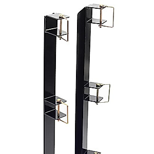 ECOTRIC Heavy Duty 3-Place Edgers Gas Weeder Trimmer Rack Holders for Open Landscape Trailer