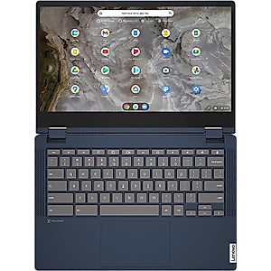 Lenovo 2022 IdeaPad Flex 5i Chromebook Laptop, 13.3 Inch FHD Touch Display, Intel Core i3-1115G4, 8GB RAM, 512GB SSD, Wi-Fi 6, Bluetooth 5.1, Chrome OS, Bundle with JAWFOAL