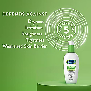 CETAPHIL Daily Hydrating Lotion for Face , With Hyaluronic Acid , 3 fl oz , Lasting 24 Hr Hydration , for Combination Skin , No Added Fragrance , Non-Comedogenic