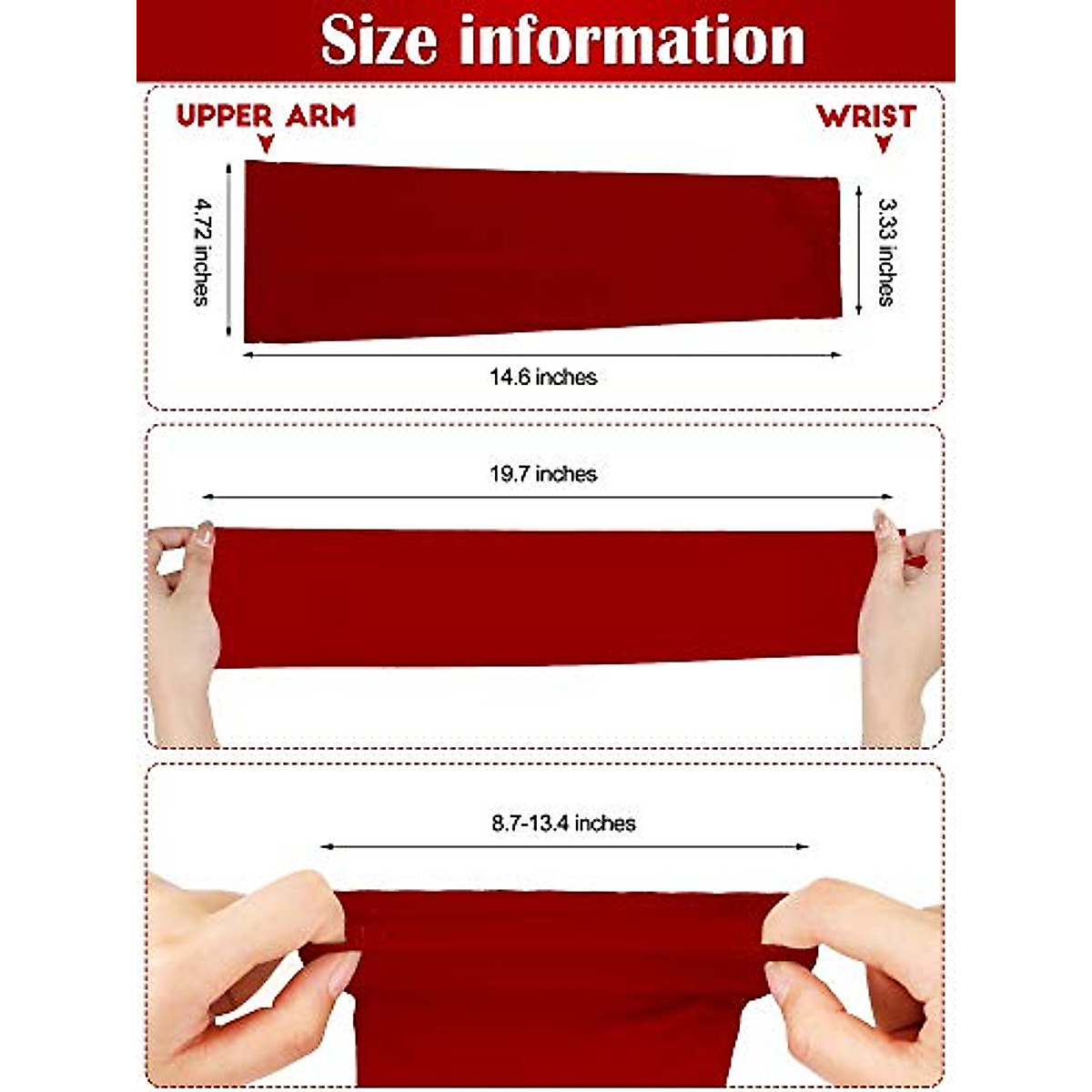 Bememo 12 Pairs Unisex UV Protection Sleeves Long Arm Sleeves Cooling Sleeves Arm Cover Sleeves(Bright Colors, Ice Silk)