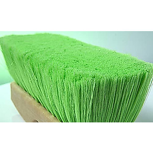GUTTER MASTER Guttermaster GM-214NP-8 Green 8 Inch Oblong Very Soft Flow Through Brush for Vehicles and Boats