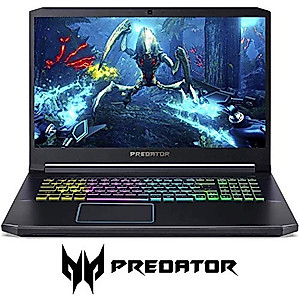 Acer Predator Helios 300 Gaming Laptop PC, 17.3" Full HD IPS Display, Intel i7-9750H, GTX 1660 Ti 6GB, 8GB DDR4, 512GB PCIe NVMe SSD, RGB Backlit Keyboard, PH317-53-77HB (Renewed)