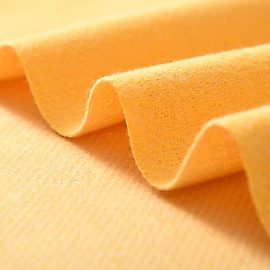 Wander Agio Womens Thick Blanket Scarf Long Shawl Large Scarves Cashmere Feel Double-side Pure Shiny Candy Color Bright Yellow 12