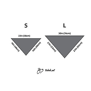 Babole Pet Easter Gift Dog Bandanas, 1PC Rabbit Egg Washable Square Dog Scarfs for Small Medium Large Dogs Adjustable Dogs Bib Scarfs for Girl and Boy(S)