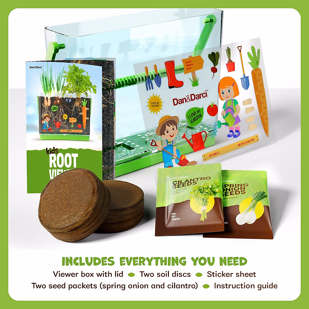 Root Viewer Kit for Kids - Easter Gifts - Grow Your Own Plant for Boys & Girls - Science STEM Toy & Craft Growing Kits for Ages 4-8 Birthday Gifts for Boy, Girl 4, 5, 6, 7, 8, Year Old - Gardening Toy