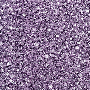 BREW GLITTER Purple Pearl Cocktail Rimming Sugar, Drink Rimmer for Beverages, Cocktails, Margaritas, Drinks, Kosher Certified (4oz, Purple Pearl)
