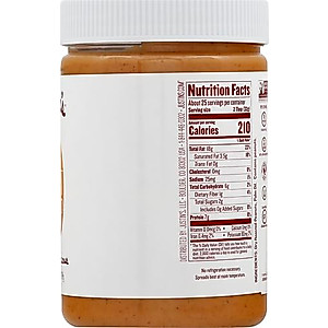 JUSTIN'S Classic No Stir Gluten-Free Peanut Butter Spread, 28 Ounce Jar