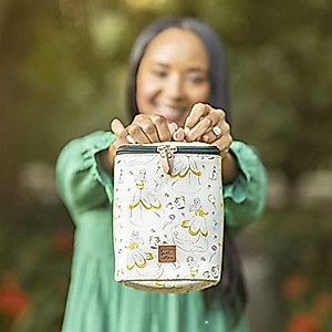 Petunia Pickle Bottom Baby Cooler Bag | Perfect for Baby Bottles and Snacks | Disney Beauty and The Beast | Insulated & Reusable Bottle Cooler and Baby Holder | Disney Baby | Whimsical Belle