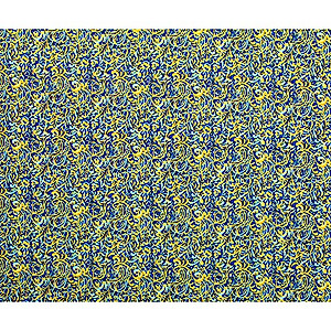 African Fabric 6 Yards BintaRealwax 100% Polyester Ankara Fabric for Party Dress 6440
