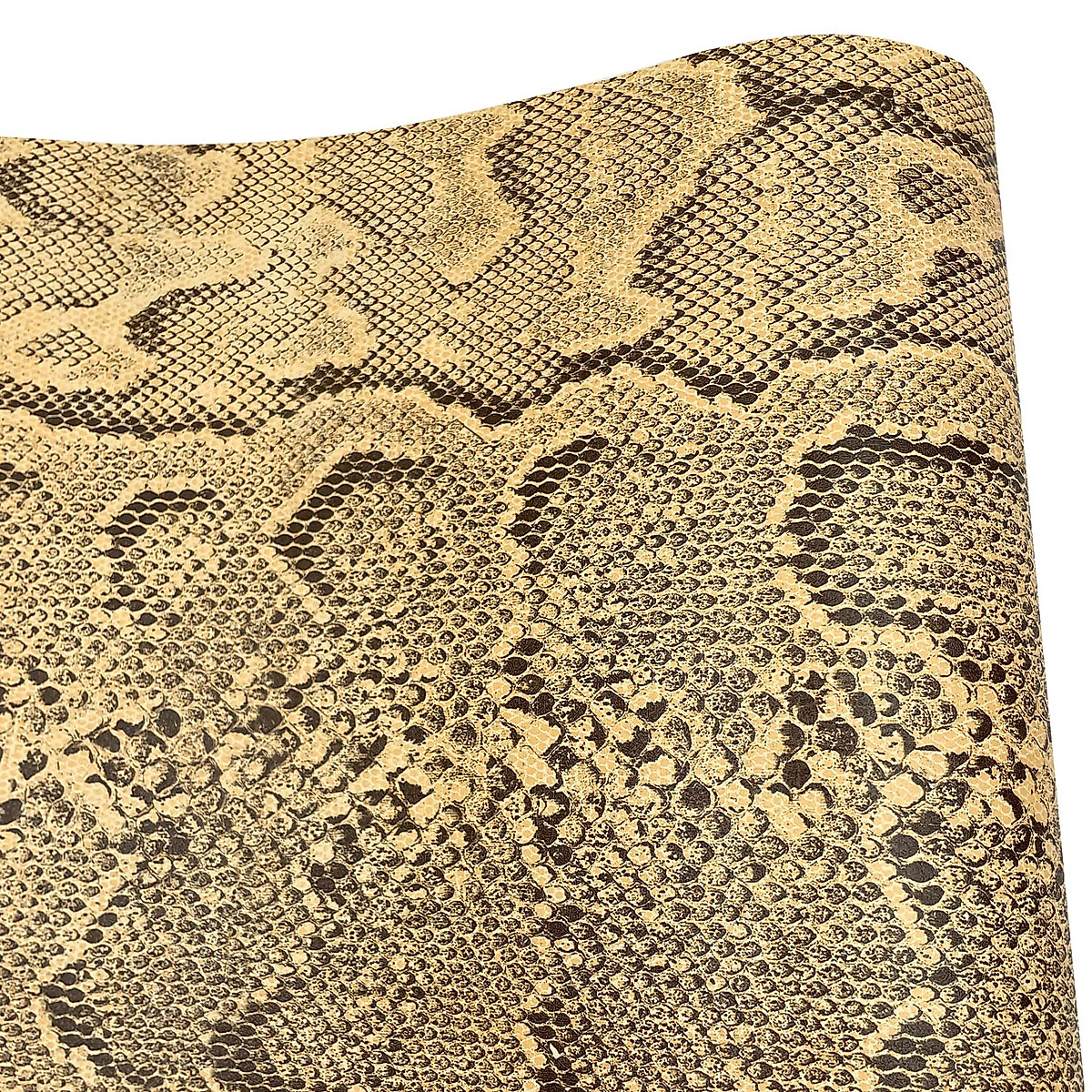 Yifely Snake Skin Print Tabletop Protect Paper Self-Adhesive Shelf Liner Makeup Cabinet Decor 17.7 Inch by 9.8 Feet