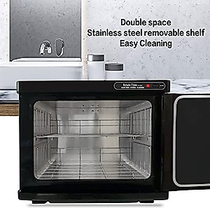 18L Professional Towel Warmer, Large Hot Towel Warmer, The RetainTime Towel Warmer is Suitable for Salons, Beauty, Spas, Pedicures and Other Professional Stores.(Black Towel Warmer)