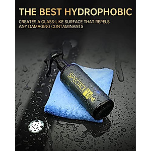 PHILISN Ceramic Spray Coating for Cars (10oz) - SiO2 Nano Technology Quick Coat, High Gloss Hydrophobicty Paint Protection, 12+ Month Lasting Shine, Car Wax Polish for Car Exterior Care