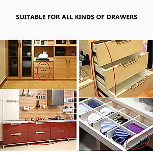 Drawer Slides 16 Inch Ball Bearing Full Extension 3 Section Slide Track Mounting Drawer Runners Slider for Cabinet Home Furniture, 2 Pack (Black 16 Inch)