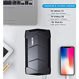 10800mAh Portable Car Jump Starter Quick Charge Pack for Up to 5.0 Liter Gasoline and 3.0 Liter Diesel Engines 12V Auto Battery Booster Charger Power (A6)