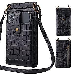 SINGBO Small Crossbody Cell Phone Purse for Women Lightweight Shoulder Bag with Credit Card Slots