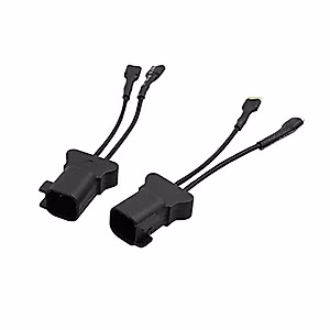uxcell 2pcs Car Horn Adapter Wiring Harness Pigtail Socket for Ford Mondeo Focus Fiesta Cruze