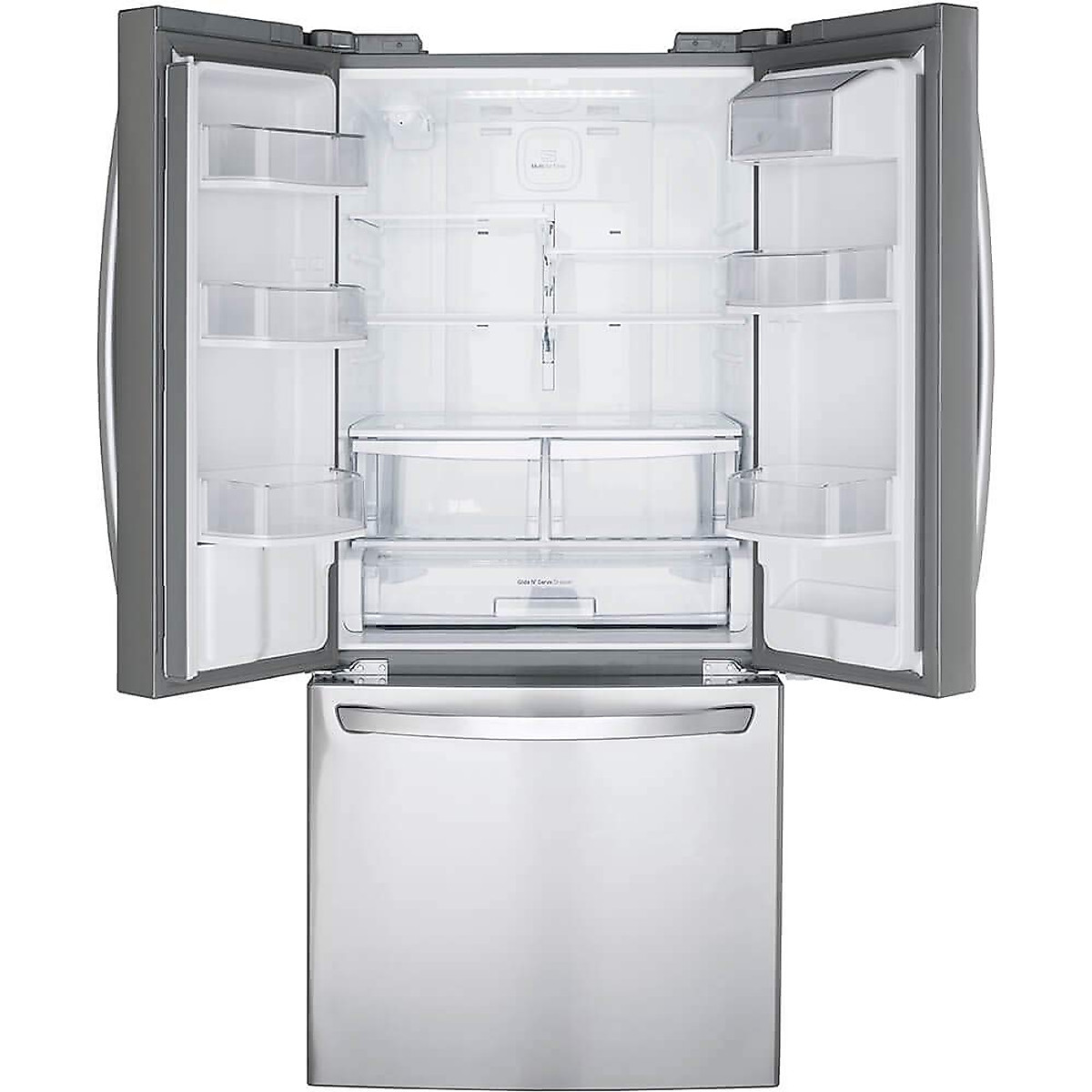 LG LFDS22520S 30 Inch French Door Refrigerator with 21.8 cu. ft. Capacity