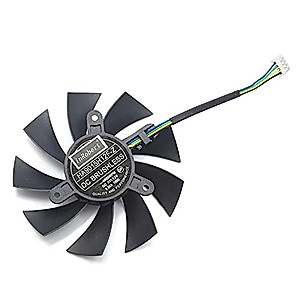 inRobert Graphics-Card Fan-Replacement for MSI-GTX-1060-6G-OCV1 - GPU-Fan 85mm HA9015H12SF-Z for MSI R7 360 GTX 950 2GD5