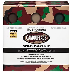 Rust-Oleum 269038-6 PK Specialty Camouflage Spray Pack, 12-Ounce, 6-Pack