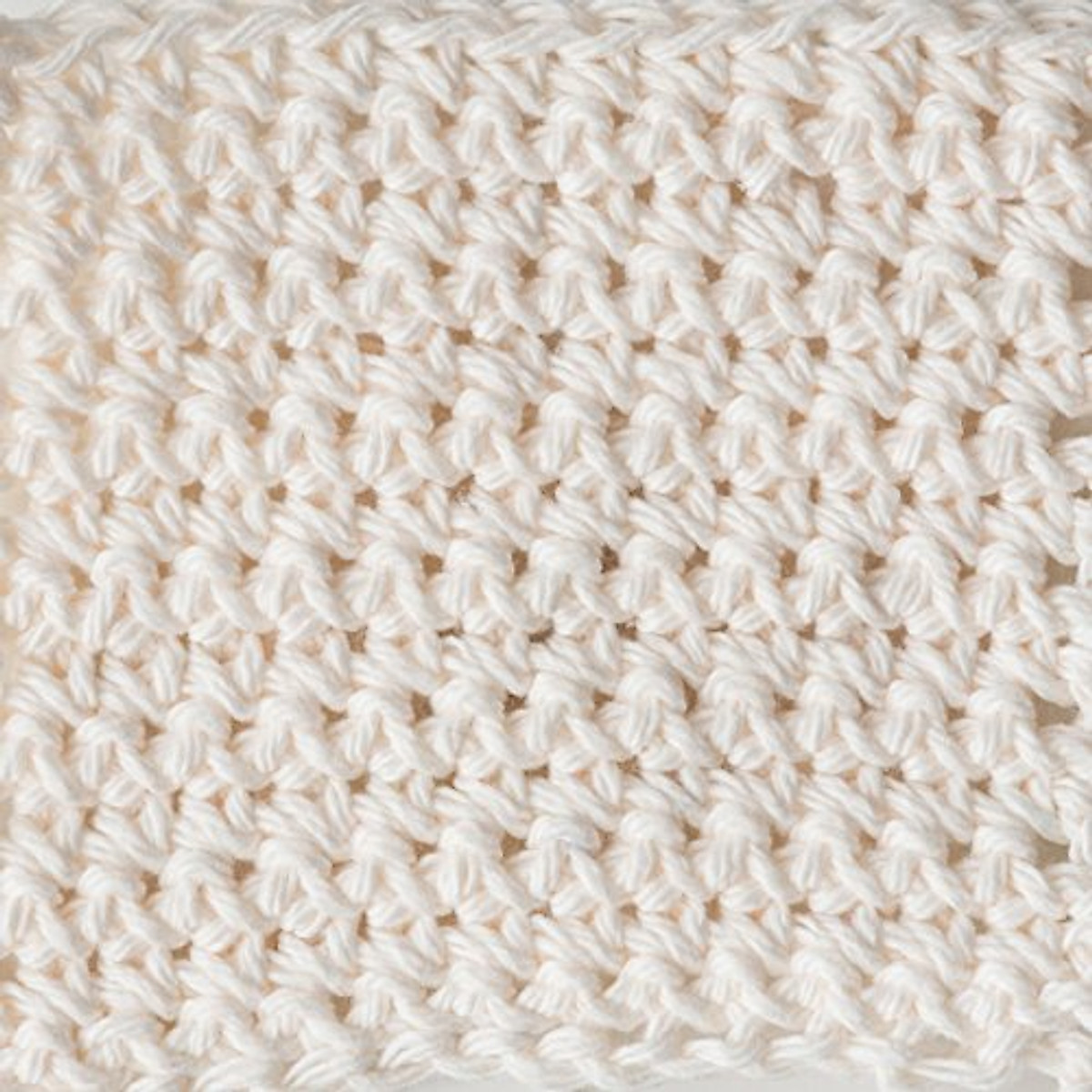 Lily Sugar'n Cream Cotton Cone Yarn, 14 oz, Soft Ecru, 1 Cone