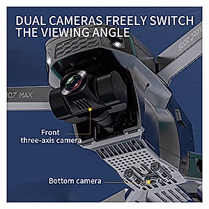 ZUONU SG 907 MAX GPS Drone 4K HD Dual Camera 5G FPV 7.6V with 3-Axis Gimbal ESC Flight Brushless RC Quadcopter Profesional (Color : SG907MAX 6K 3B 32G)