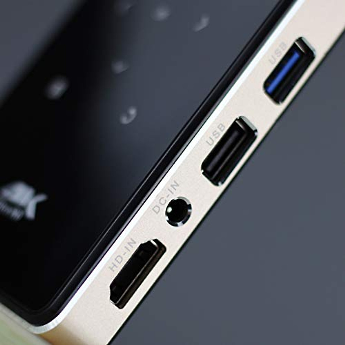 WDSD Mini Portable DLP Android Projector, Home Theater Support 4K Mobile Phone ( Size : 8GB )